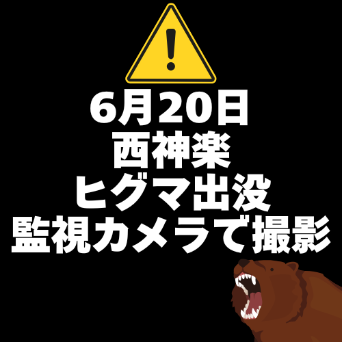 【6月20日】西神楽にヒグマ出没(センサーカメラで撮影) | asatan